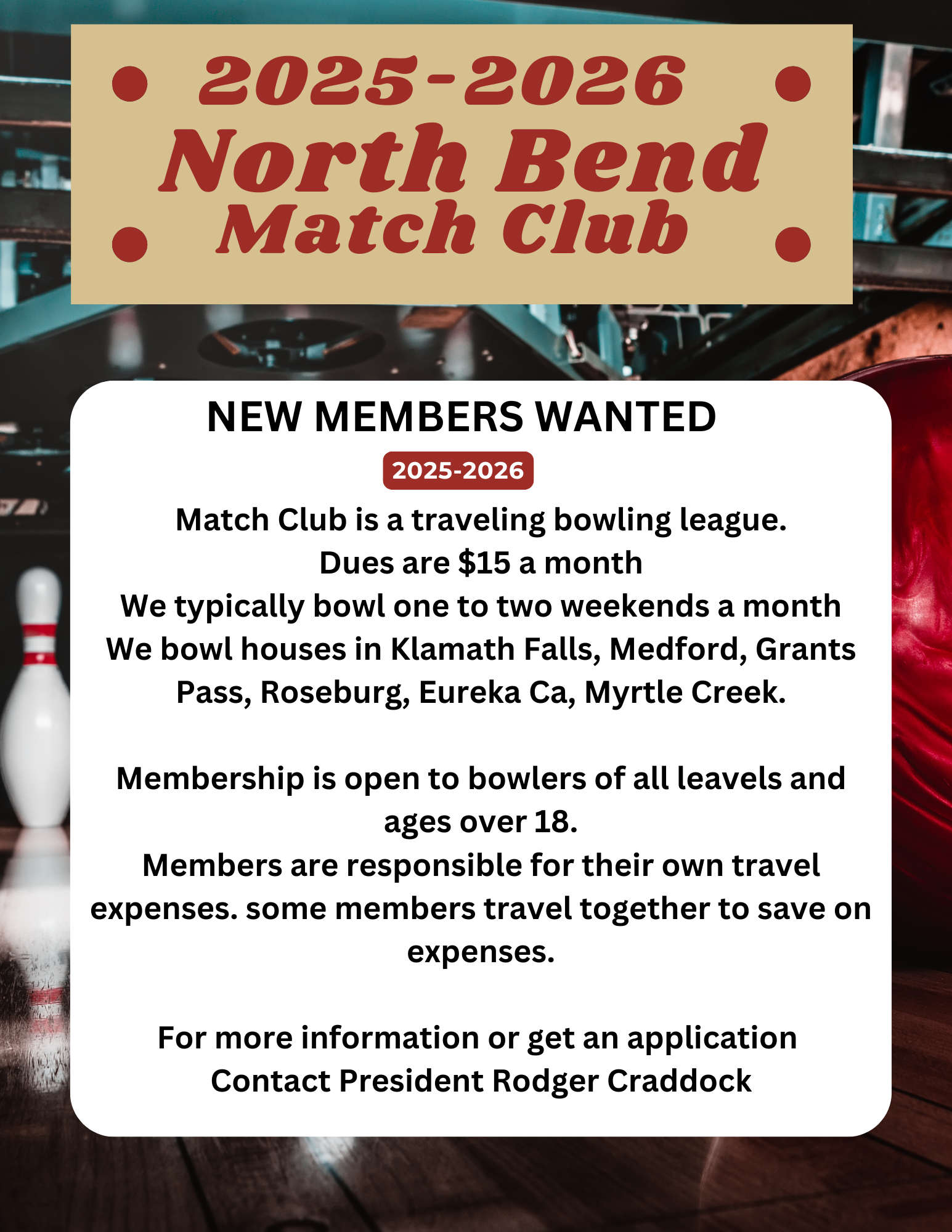 North Bend Lanes | North Bend, OR 97459 > Bowling > North Bend Match Club